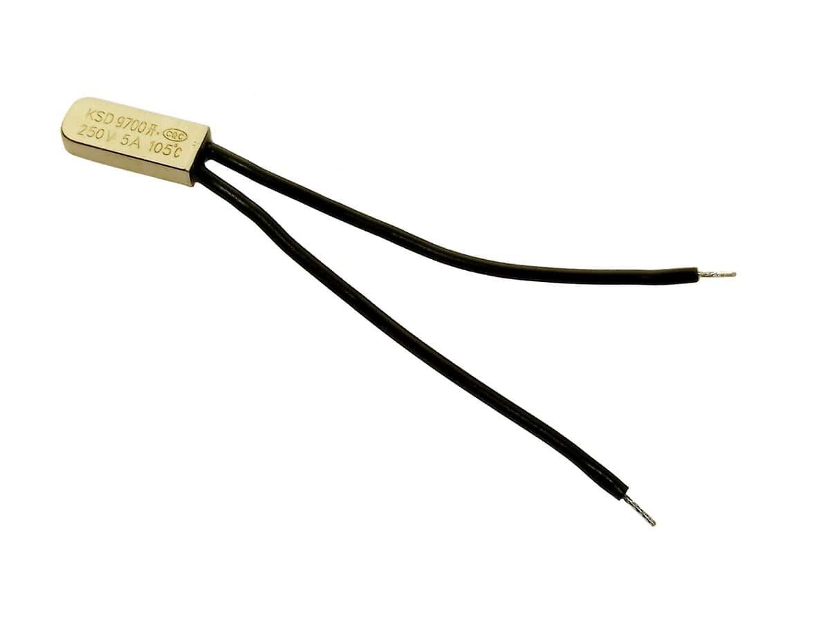 Термостат ksd 9700ST 105 NO 250v 5a стальной нормально открытый