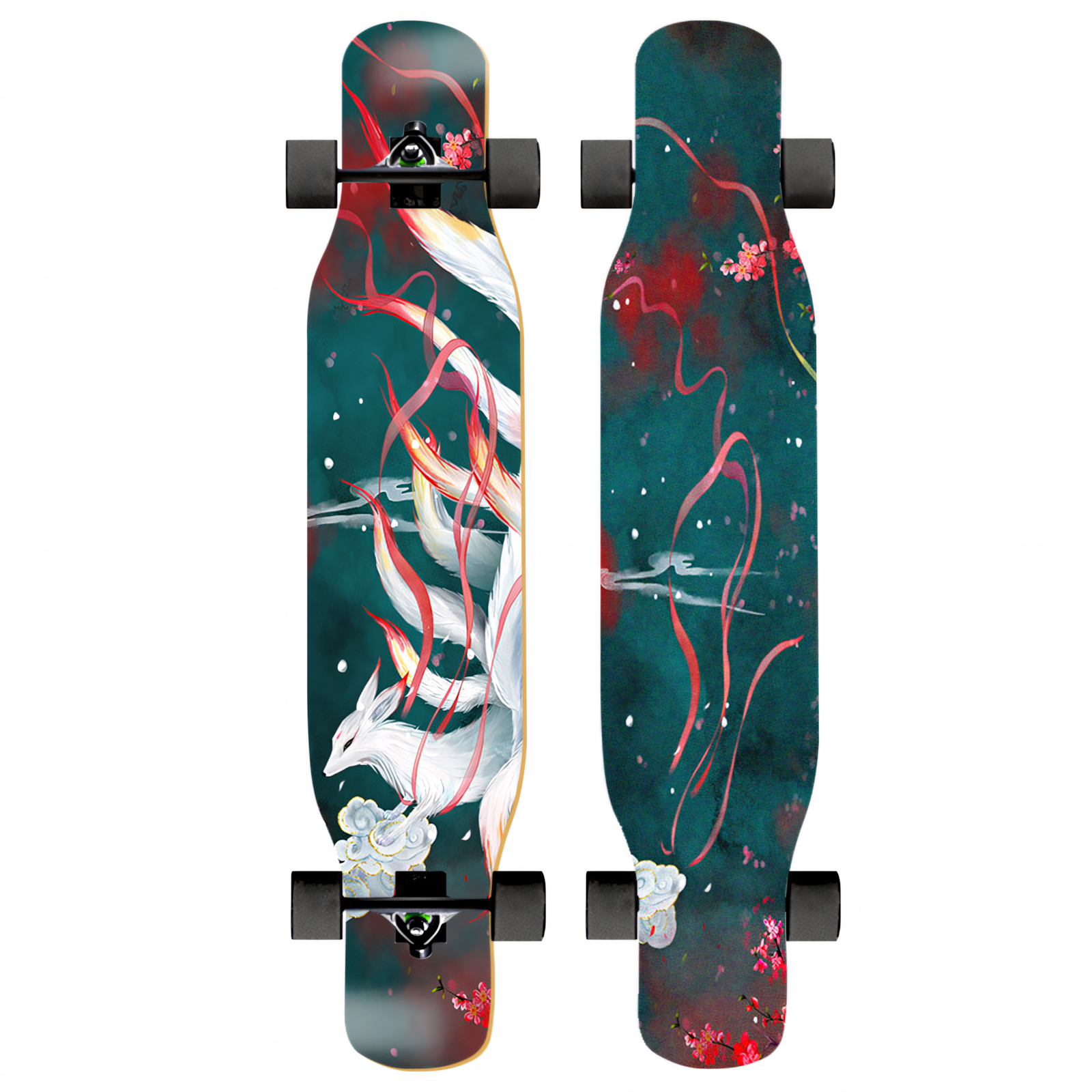 Скейтборд для мужчин и женщин с принтом Луо 80, размер 117 х 23 см
