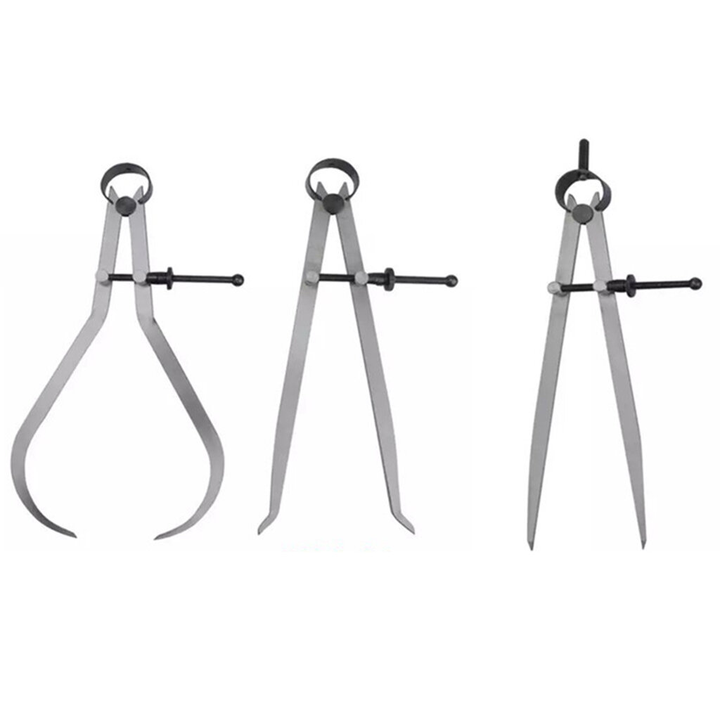 Комплект Пружинных Штангенциркулей/Разделителей из 3 частей, 8 дюймов, Внутренняя Пружина, Внешний Штангенциркуль, Набор Штангенциркулей, Измерительный Инструмент для Дерева