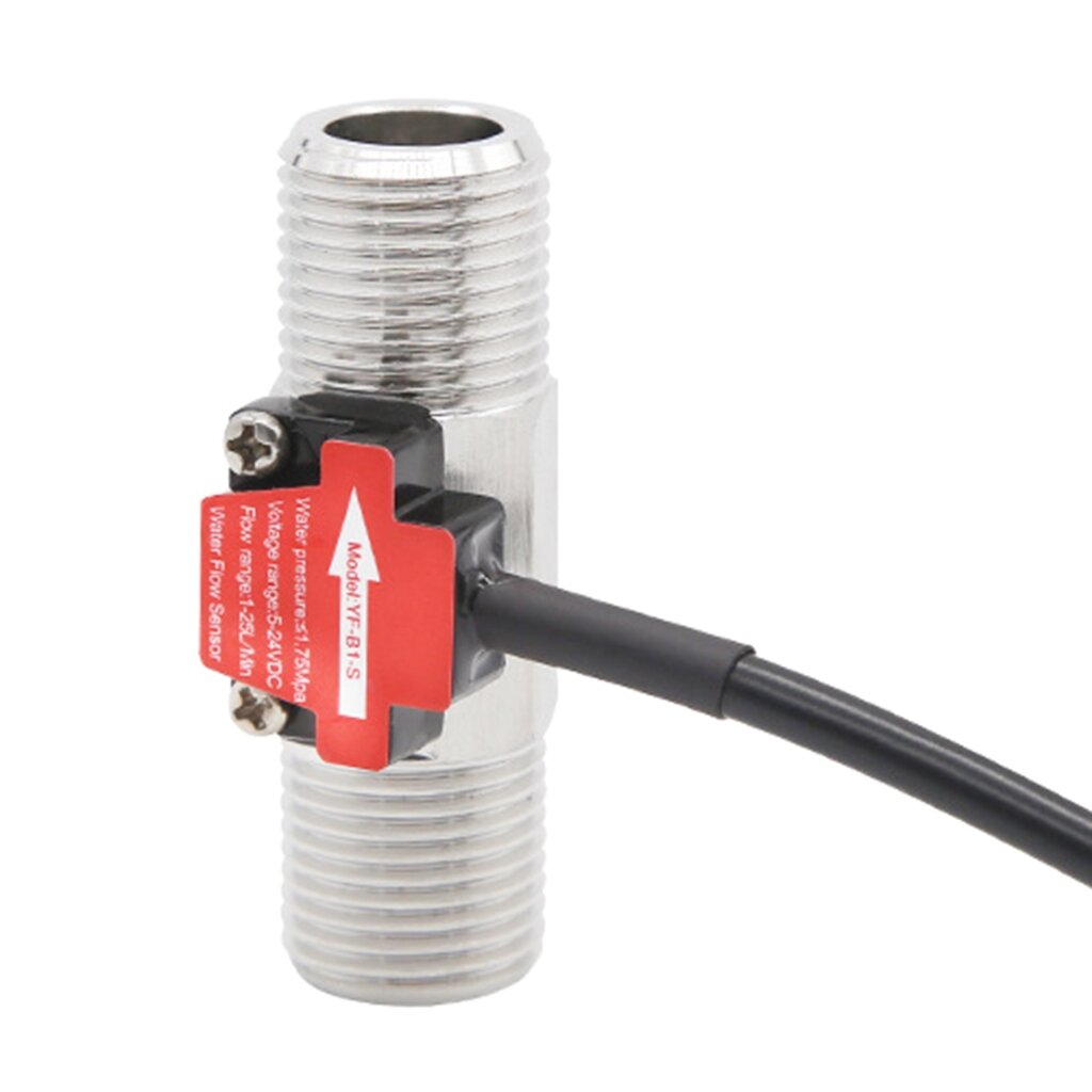 DN15 Датчик расхода воды Счетчик расходомер 1-25 л/мин Расходомер воды Счетчик расходомер Простая установка