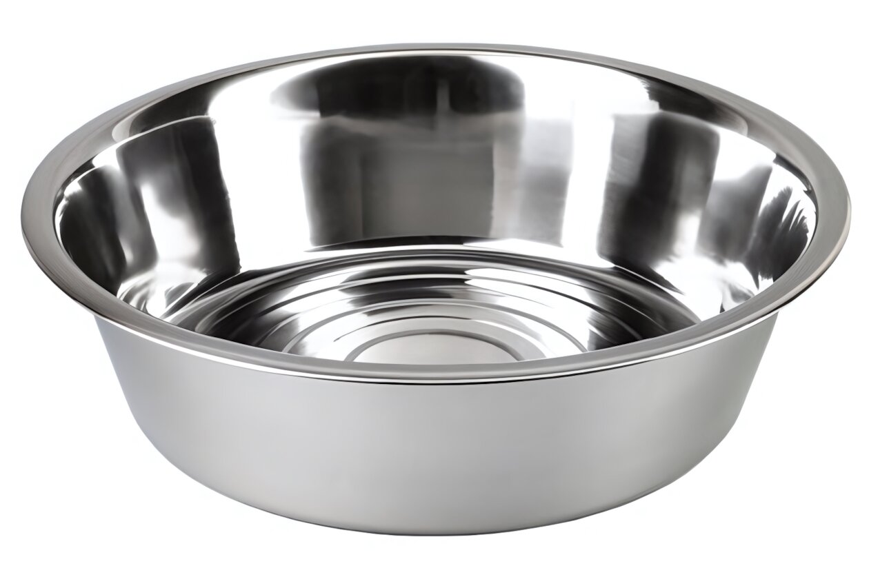 Миска глубокая из нержавеющей стали 44см, серия «HE4021-44», антискользящее дно