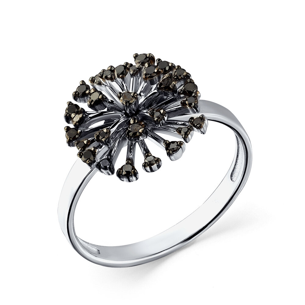 Кольцо, белое золото, 585 проба, бриллиант