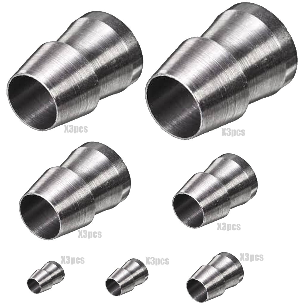 Круглые железные клинья 7 размеров для молотков, прочные стальные клинья для деревообработки