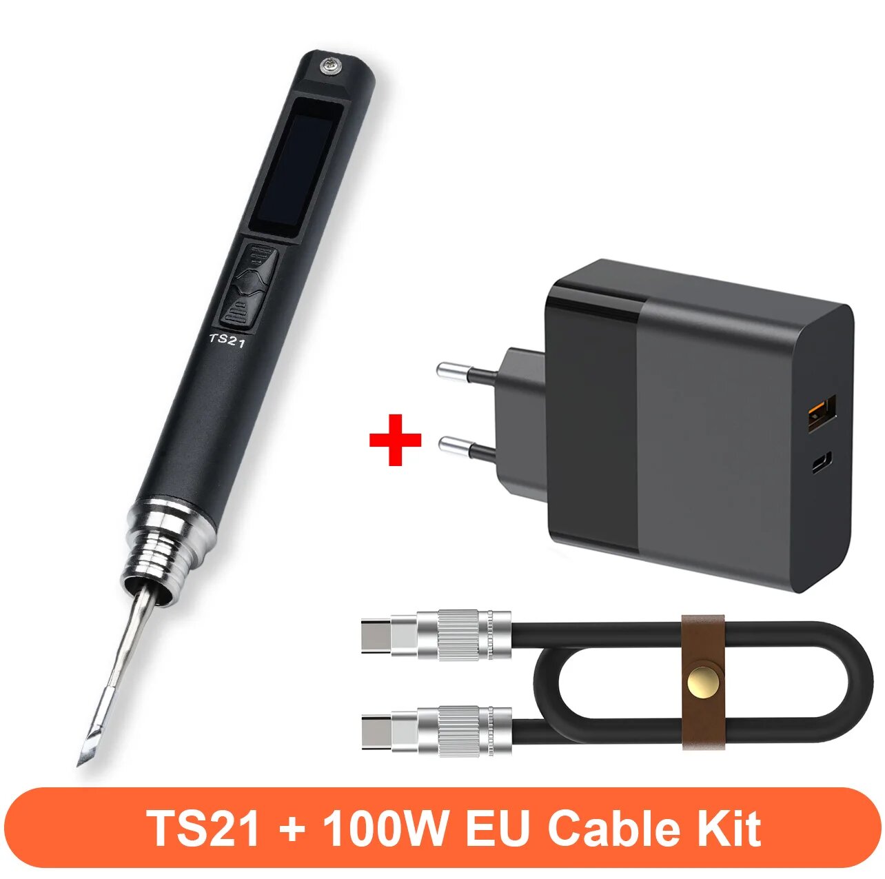 MINIWARE TS21 прецизионный паяльник 100 Вт TS21 100W EU Adapter