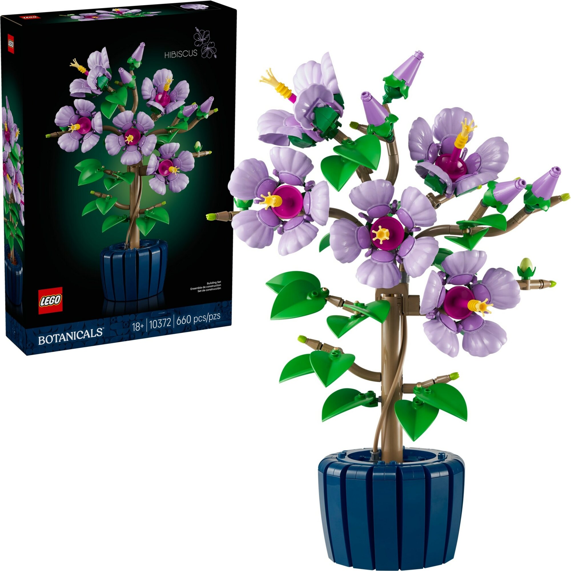 Конструктор LEGO Botanical Collection 10372 Гибискус, 18+, 660 деталей