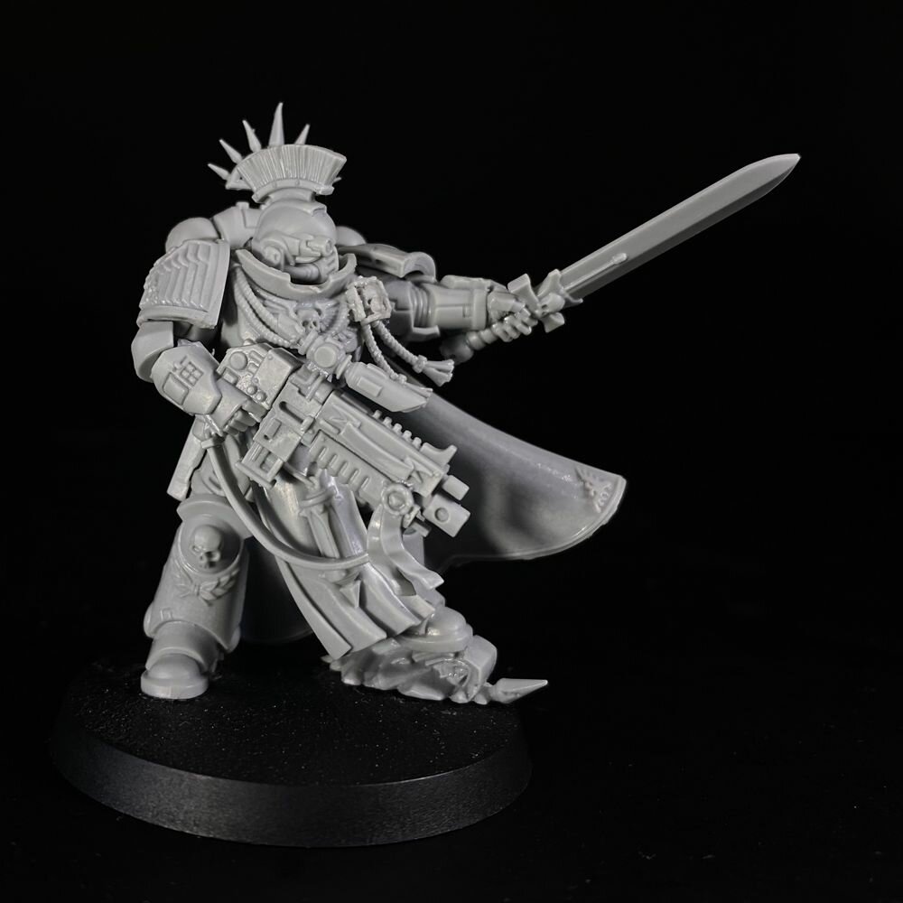Primaris captain миниатюра по вселенной warhammer 40000