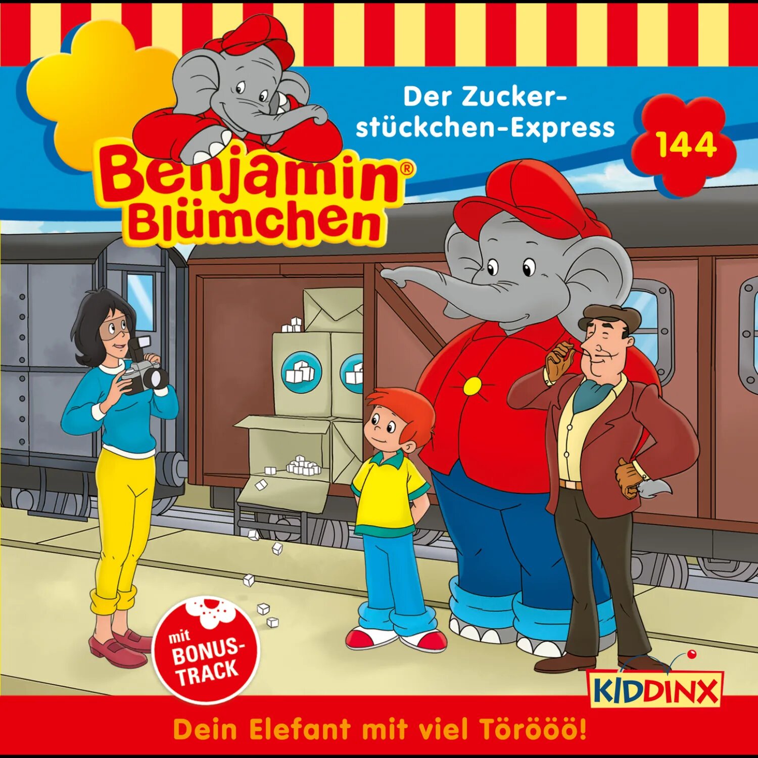 Benjamin Blümchen, Folge 144: Der Zuckerstückchen-Express [Аудиокнига]