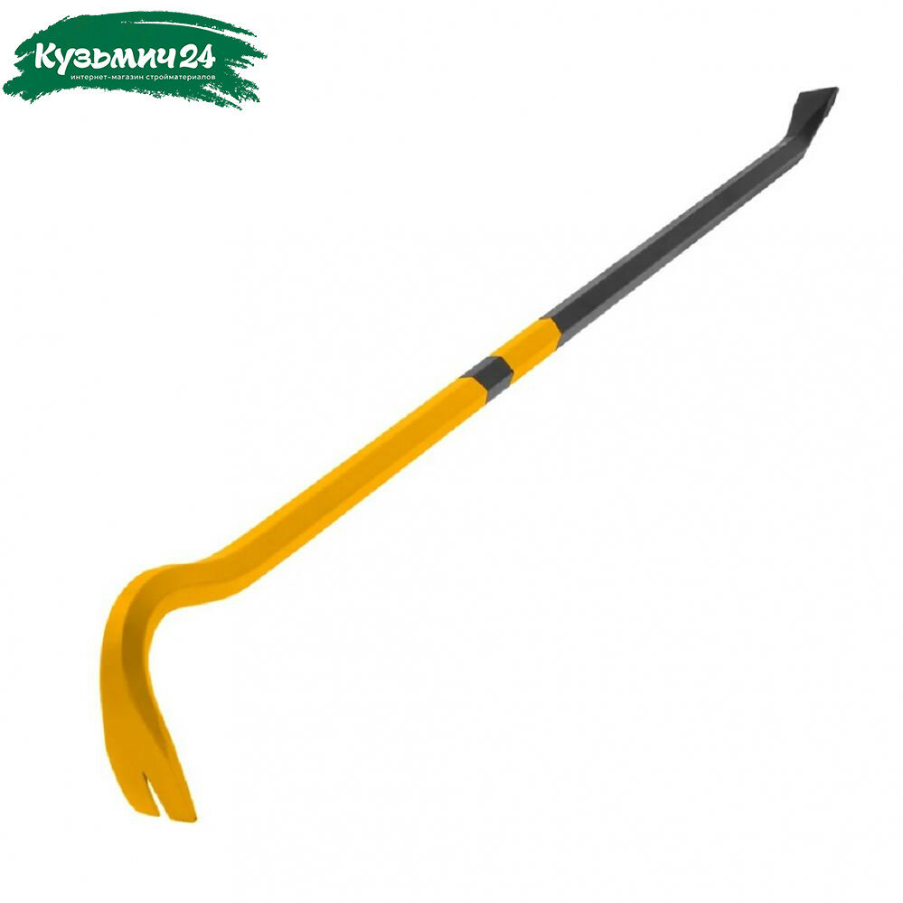 Лом-гвоздодер Denzel шестигранный окрашенный, сталь 19х900 мм, 1 шт.