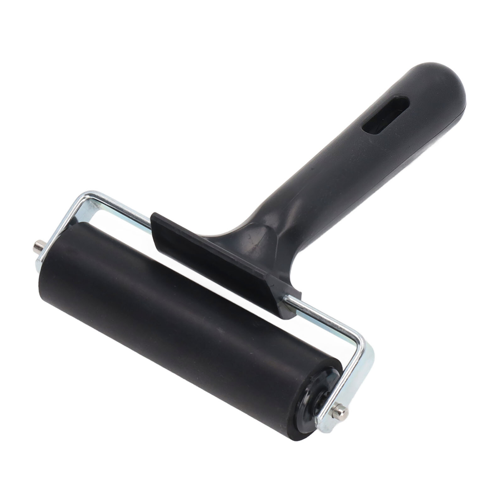 Rhinestones Painting Roller 10cm Length Moved Easily Strong Covering Power Brayer with Nonslip Plastic Handle for Printing