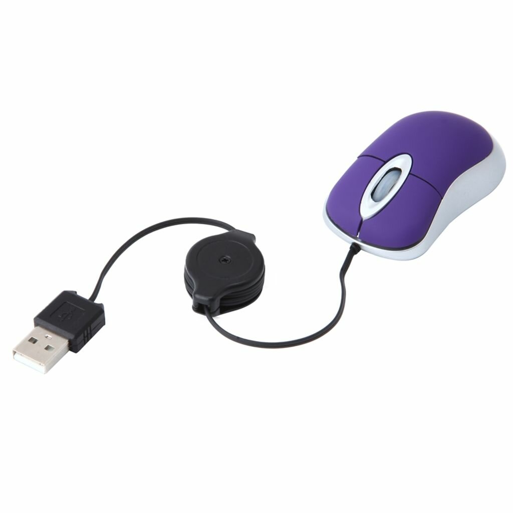 USB мыши с 3 кнопками и разрешением 1000 точек на дюйм для настольных ПК для детей, девушек, студентов