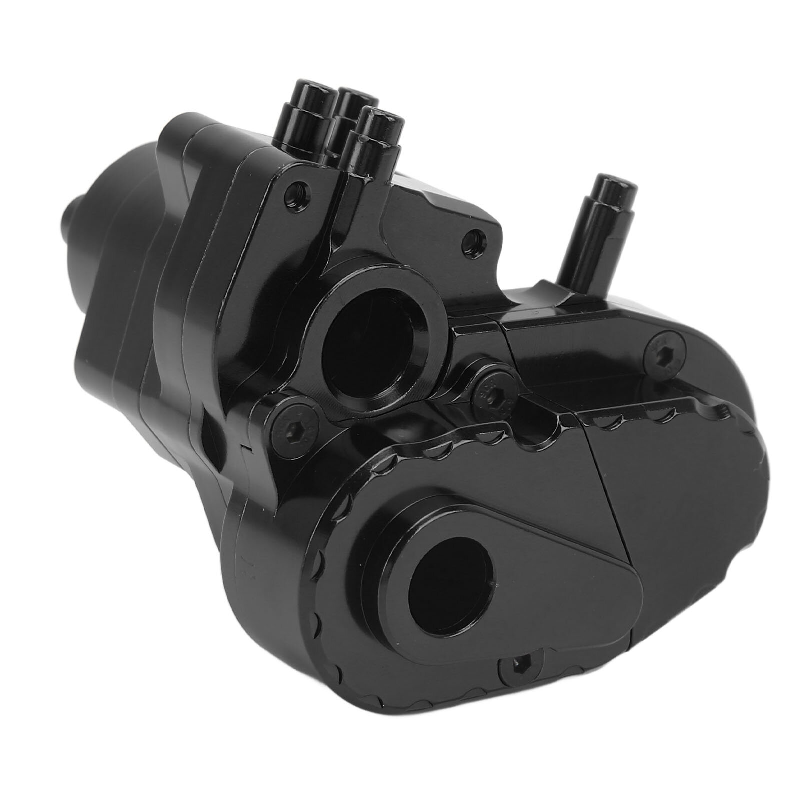 Комплектный корпус трансмиссии Gearbox из алюминиевого сплава для Axial Capra 1.9 UTB черный