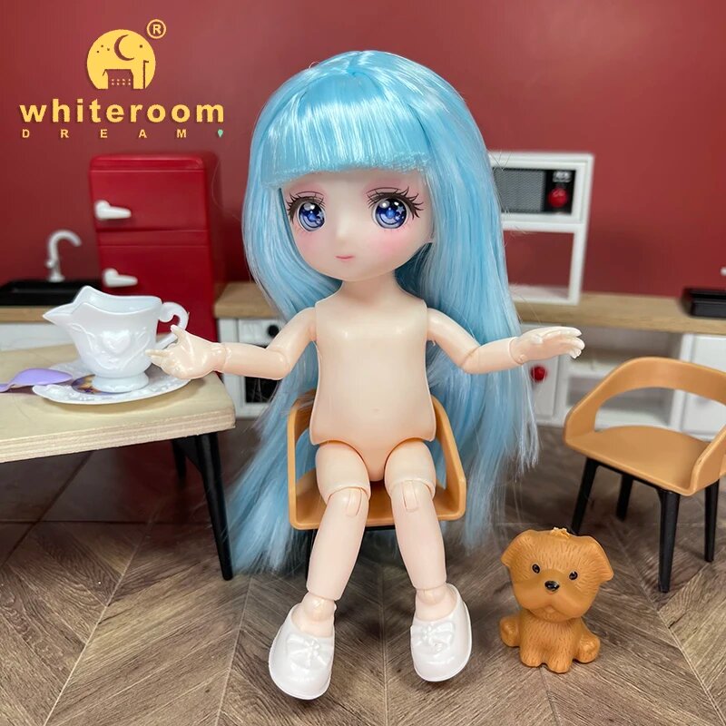 Whiteroom шарнирная кукла 16 см, цвет 06