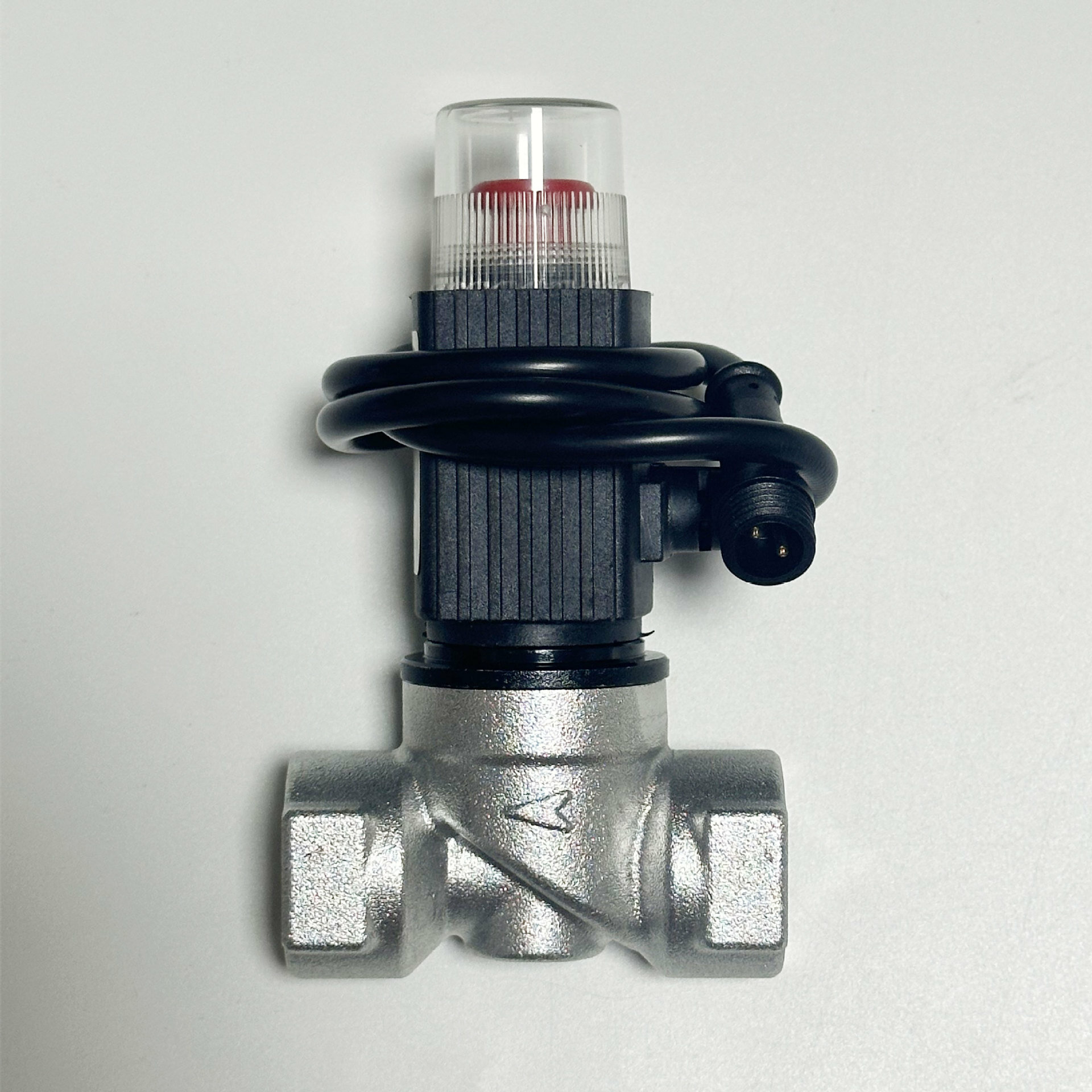 Запорный клапан для газового баллона с сжиженным газом, соленоидный клапан для управления баллоном, связанный газовый сигнализатор, запорный клапан для сжиженного газа.