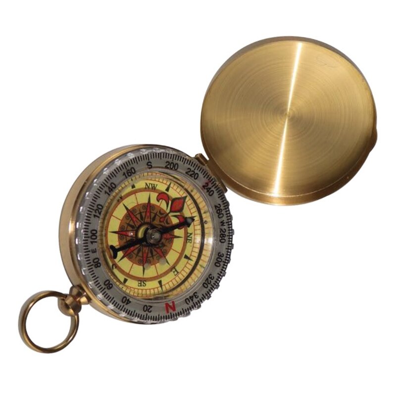 Портативный Навигационный Инструмент С Откидывающейся Крышкой Светящиеся Компасы Карманные Компасы Для Кемпинга На Открытом Воздухе Медяки Карманные Компасы