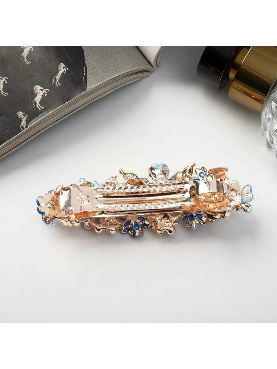 Элегантная автоматическая заколка для волос с жемчугом