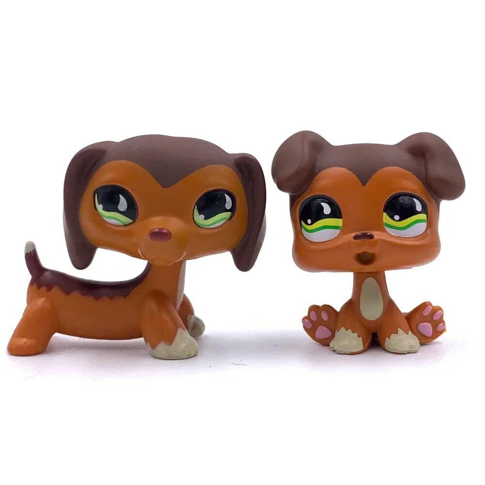 Фигурки Littlest Pet Shop Andralyn Коричневый, 675 and Baby