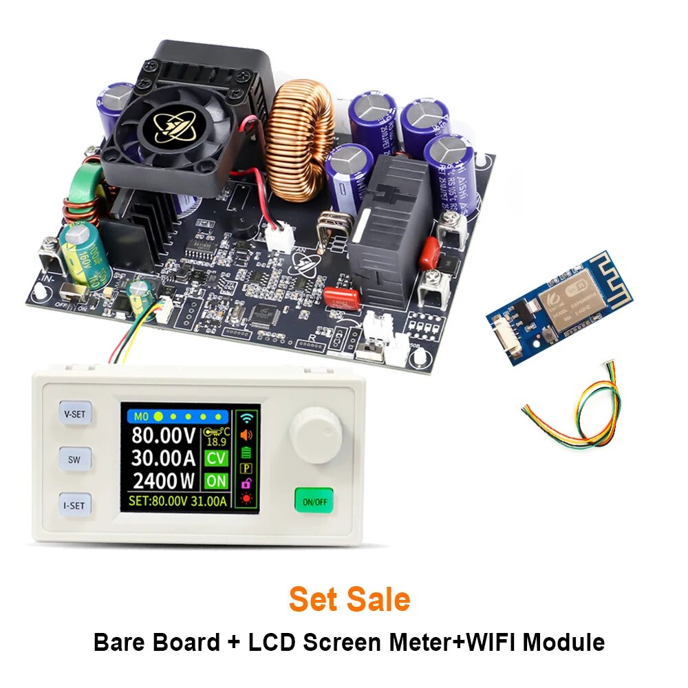 Понижающий источник питания XY8030S 2400 Вт с WiFi