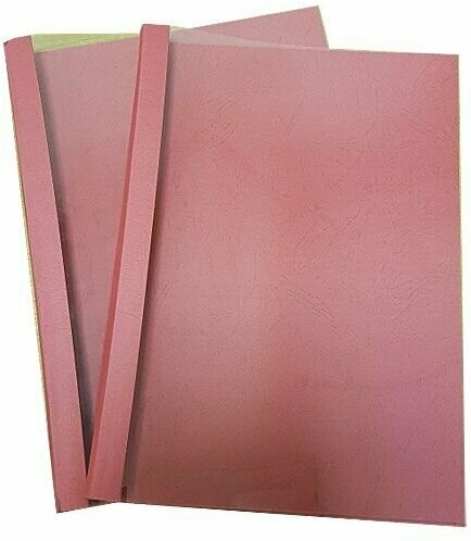 Обложки для термопереплета 36 мм красные 40 шт