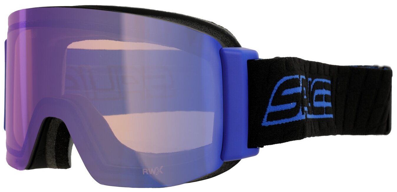 Маска горнолыжная Salice 102RWX Black-Blue/Da RWX S1-S3