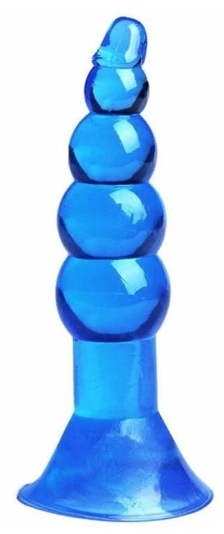 Cиликоновая анальная пробка на присоске