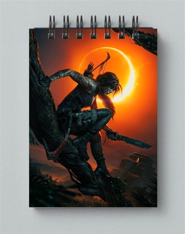 Блокнот Расхитительница гробниц, Tomb Raider №12, А3