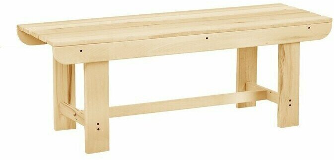 Лавочка для бани Добропаровъ наличник, из липы, 120х40х43,5 см