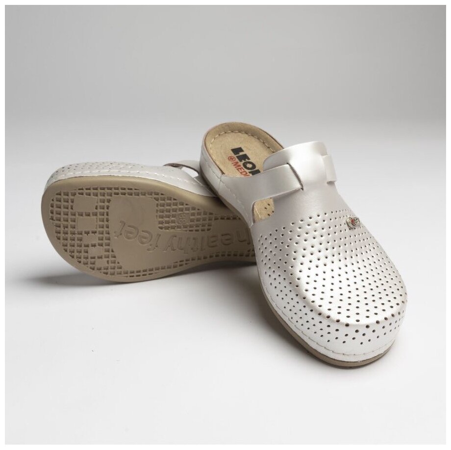 LEON сабо жен. MED950P (39, Перламутр)