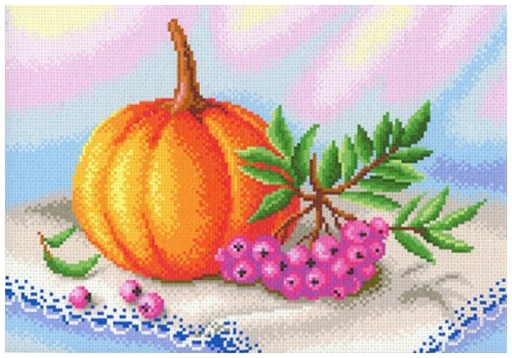 Рисунок на ткани М. П. Студия "Осенние дары", 30x40 см