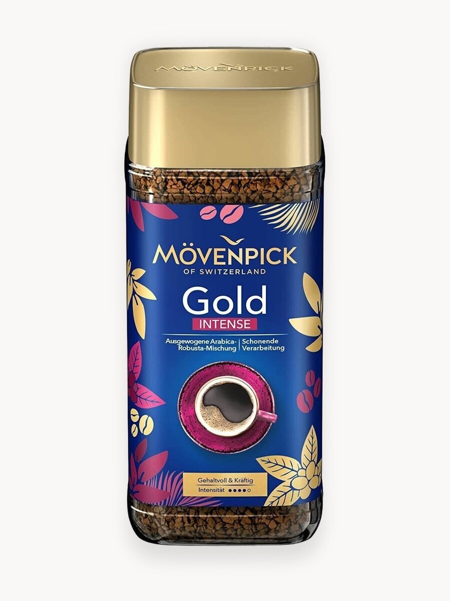 Кофе растворимый Movenpick Gold Intense 200 г