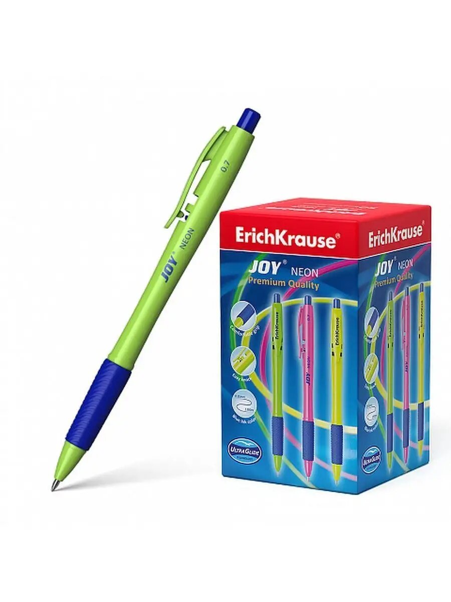 Ручка шариковая автоматическая JOY Neon Ultra Glide