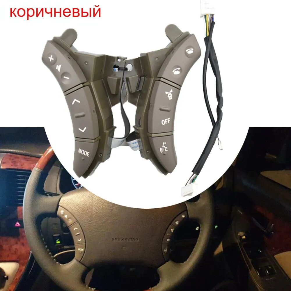Вставка мультируля арт. для Toyota Land Cruiser Prado 120 2004-2009 75B037 / для Toyota Hanland Land Cruiser Prado 120 04-2009 Land Cruise Lexus GX470 75B037