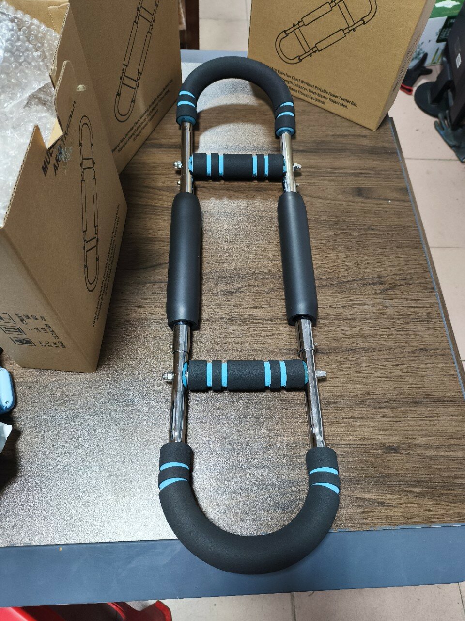 Эспандер для грудных мышц, мужской, универсальный, регулируемый, 3 уровня нагрузки