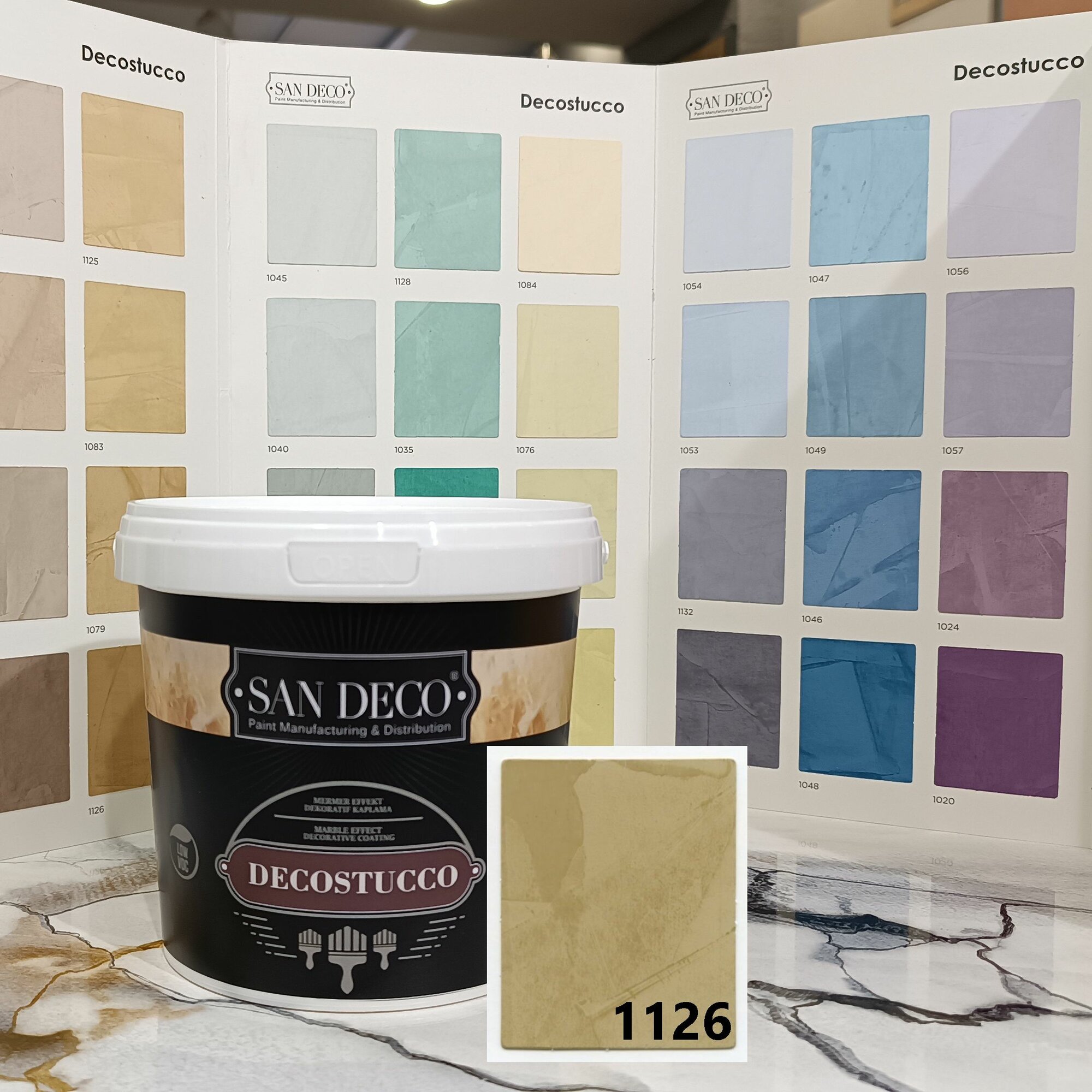 Декоративная венецианская штукатурка с имитацией мрамора "Венецианка" Decostucco 1кг