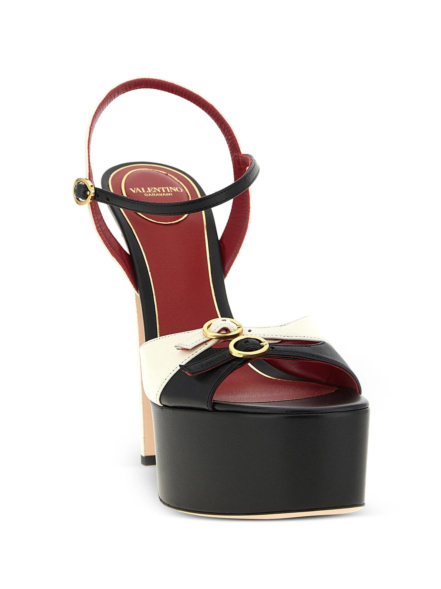 Босоножки Valentino Two-tone platform sandals, размер 40, разноцветный — фото 1