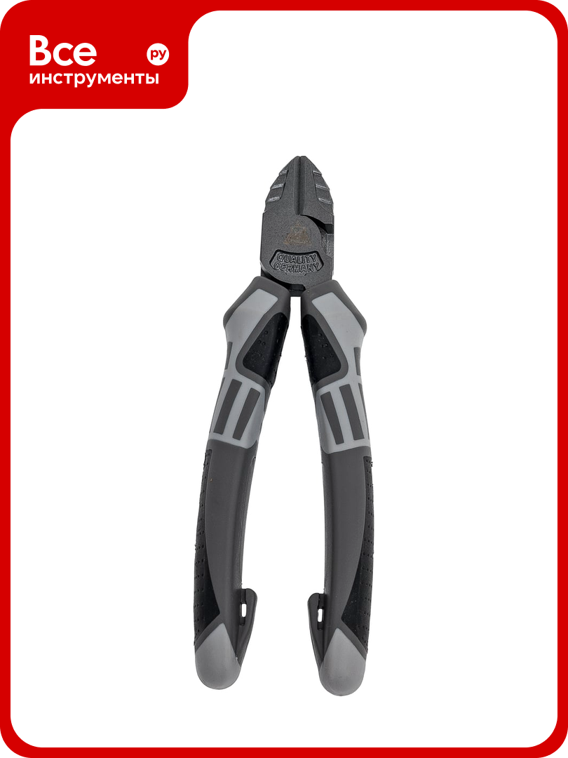 Усиленные бокорезы TOOLAS 180 мм, тефлоновое покрытие 00013974, диагональный тип, двухкомпонентные рукоятки