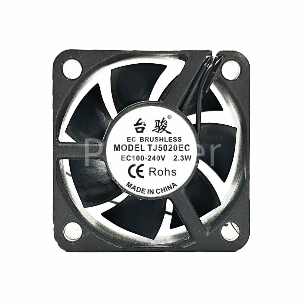 Охлаждающий вентилятор TJ5020EC 50*50*20 мм 2,3 Вт 4700 об/мин 100-240 В