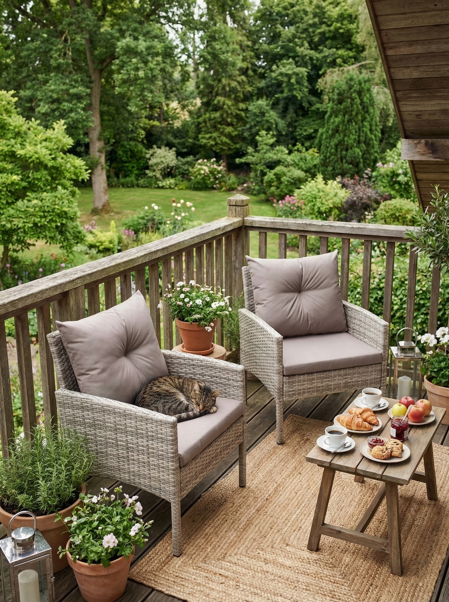 Комплект из 2-х кресел из искусственного ротанга Фьорд-2 (Fjord-2), серый