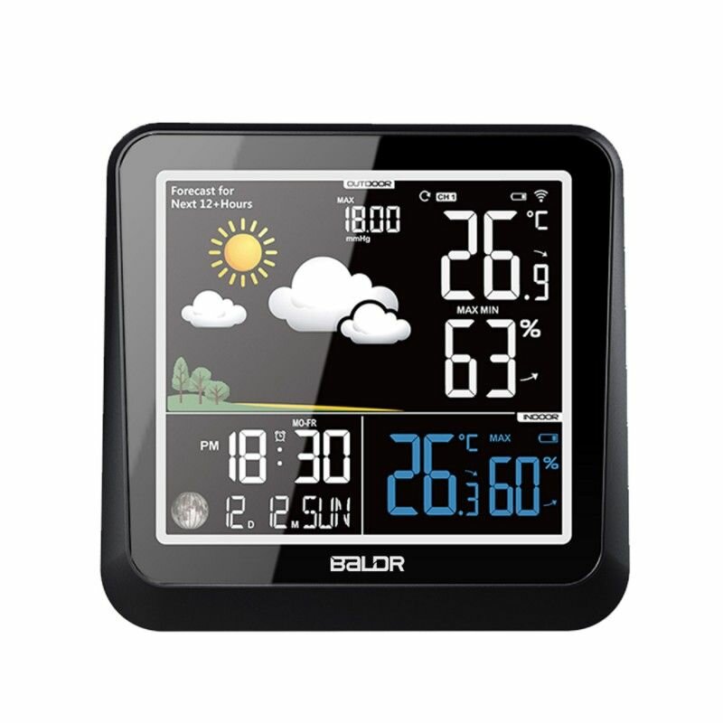 Метеостанция BALDR B0336WST2H2P Black