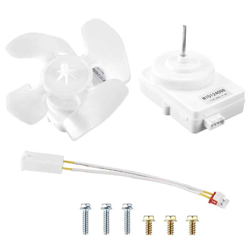 Запасная часть двигателя вентилятора конденсатора холодильника Подходит для различных моделей Простая установка Пластиковая текстура