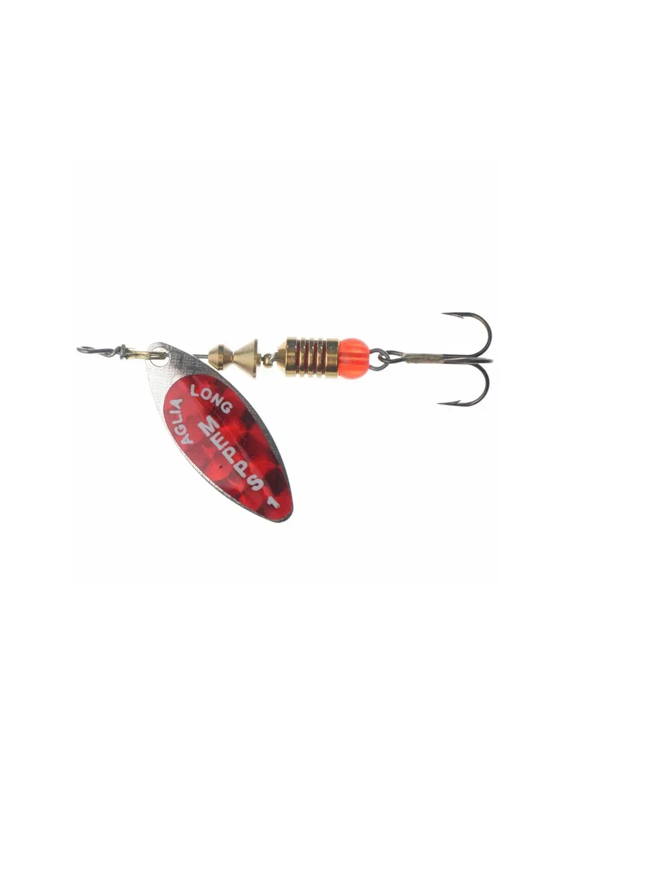 Блесна вращающаяся Mepps "AGLIA LONG REDBO", 1, SILVER, 1 шт.