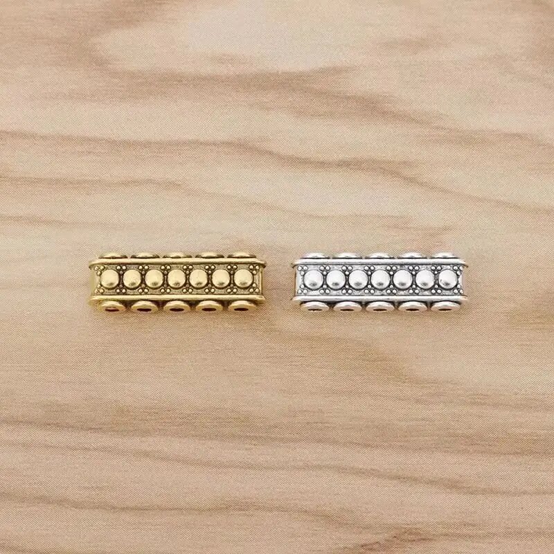 Разделители для браслетов ZXZ, античное золото, цинковый сплав, 20 шт. Mixed-20pcs