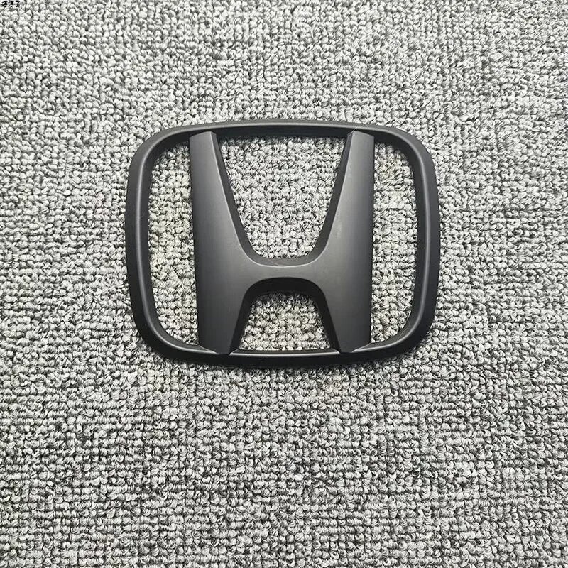 Эмблема-наклейка на решетку радиатора Honda (передняя/задняя) для CR-V, Matte Black, 123mm x 99mm