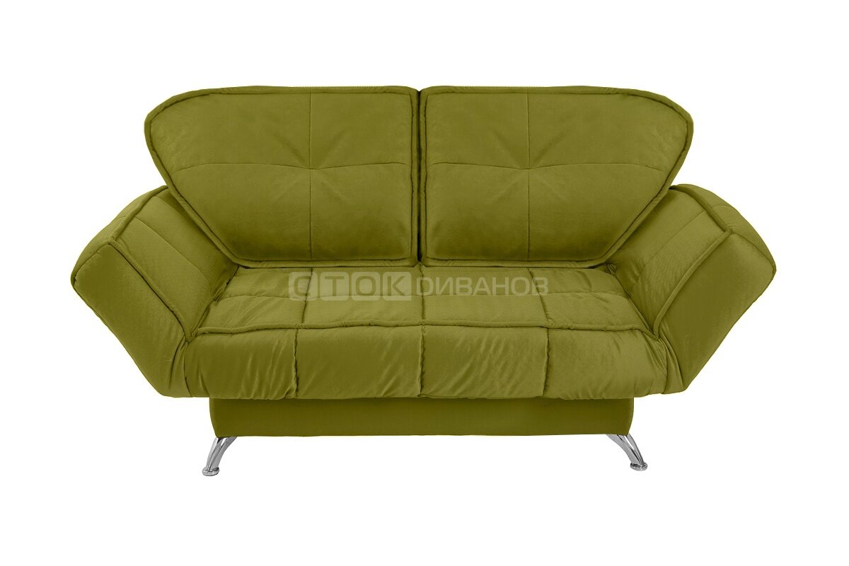 Детский диван Сток Диванов Мика-2, салатовый велюр, механизм клик-кляк