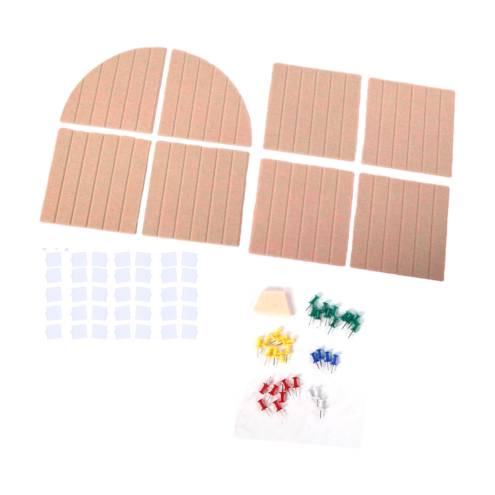 Стильная легкая настенная доска объявлений из фетра с кнопками и клейкими подушечками для фотографий, картин и заметок. Цвет: розовый. Размер: 60x120 см / 23,6x47,2 дюйма.