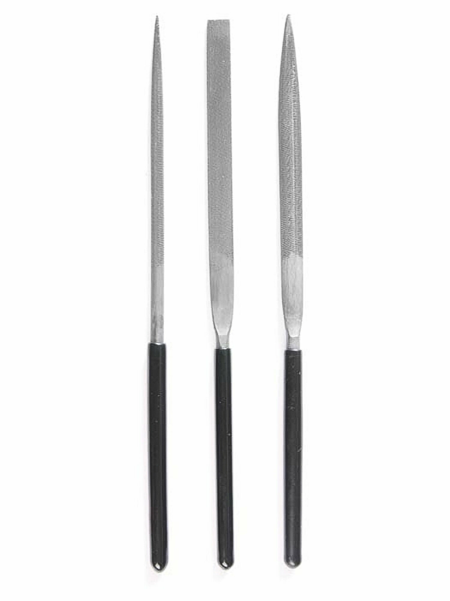 Набор надфилей напильников Tamiya Basic File Set Medium Double-Cut 74046 для моделирования
