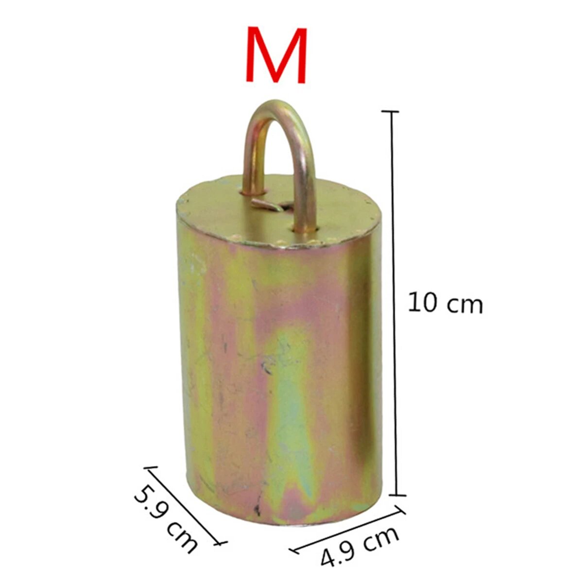 Грyз M 10x4.9x5.9 см, медный