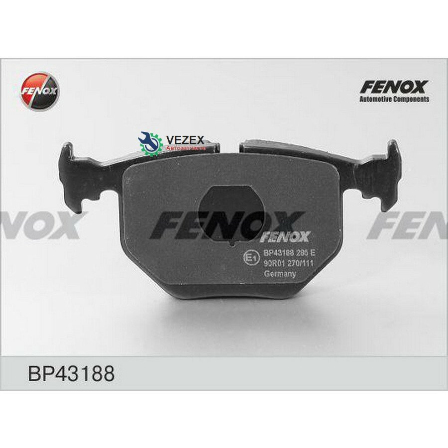 FENOX BP43188 Колодки тормозные дисковые | зад прав/лев |
