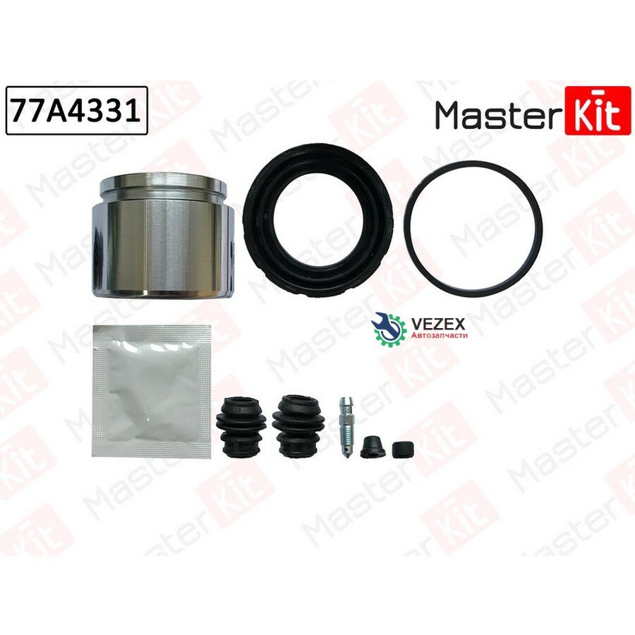 MASTERKIT 77A4331 Ремкомплект тормозного суппорта+поршень Lexus RX (_U3_) 2003 - 2008 77A4331
