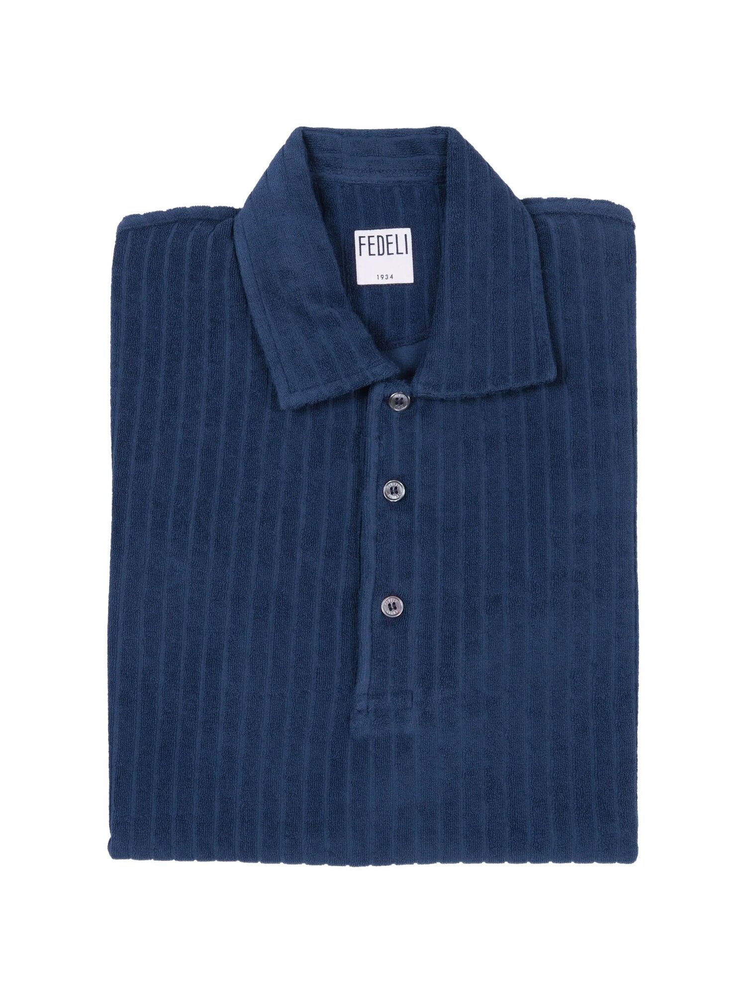 Рубашка Ribbed short-sleeve polo shirt