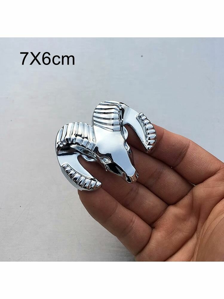 Логотип DODGE RAM Значок Голова овцы Наклейка на багажник Charger Challenger Caliber Durango Journey